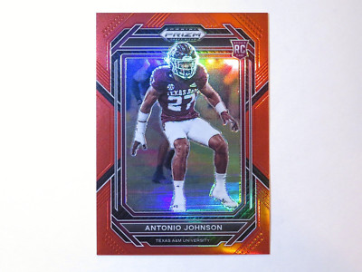 2023 Panini Prizm Draft Picks Antonio Johnson Red Rookie Card Jaguars ...