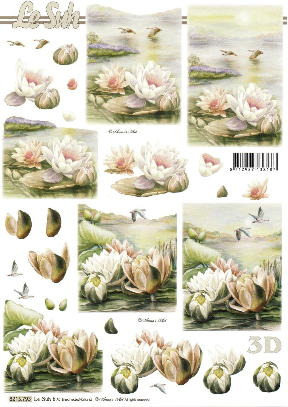 3D-Bogen - Seerosen - 8215.793 - LeSuh - Schneidebogen - 3d bogen le ...