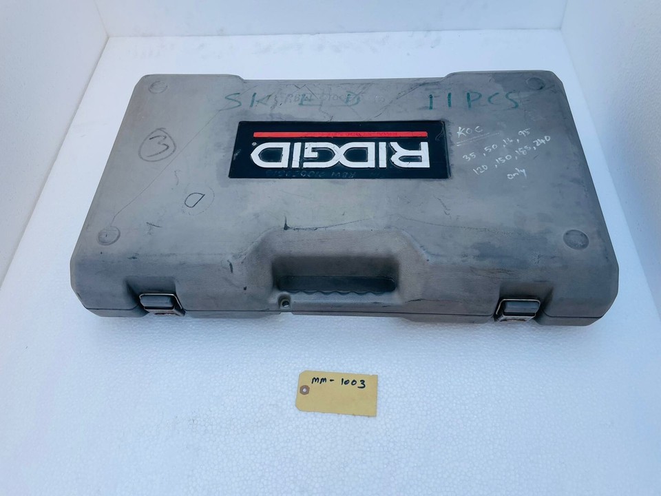 Ridgid RE 60-MLR Hydraulic Crimping/Crimper Tool With Dies 8 Dies | eBay