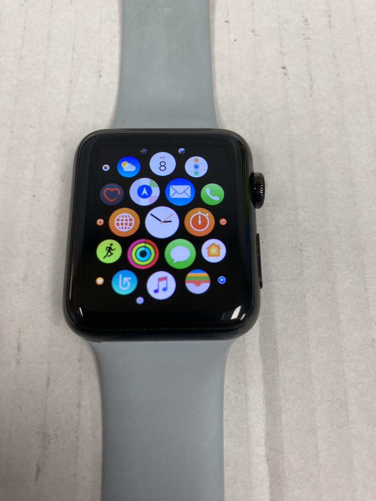 Apple Watch Space Grey Series 1 42 MM Smart Watch | eBay