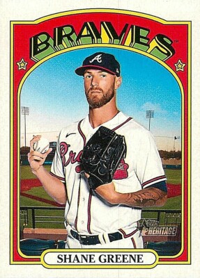 2021 Topps Heritage #281 Shane Greene BRAVES | eBay