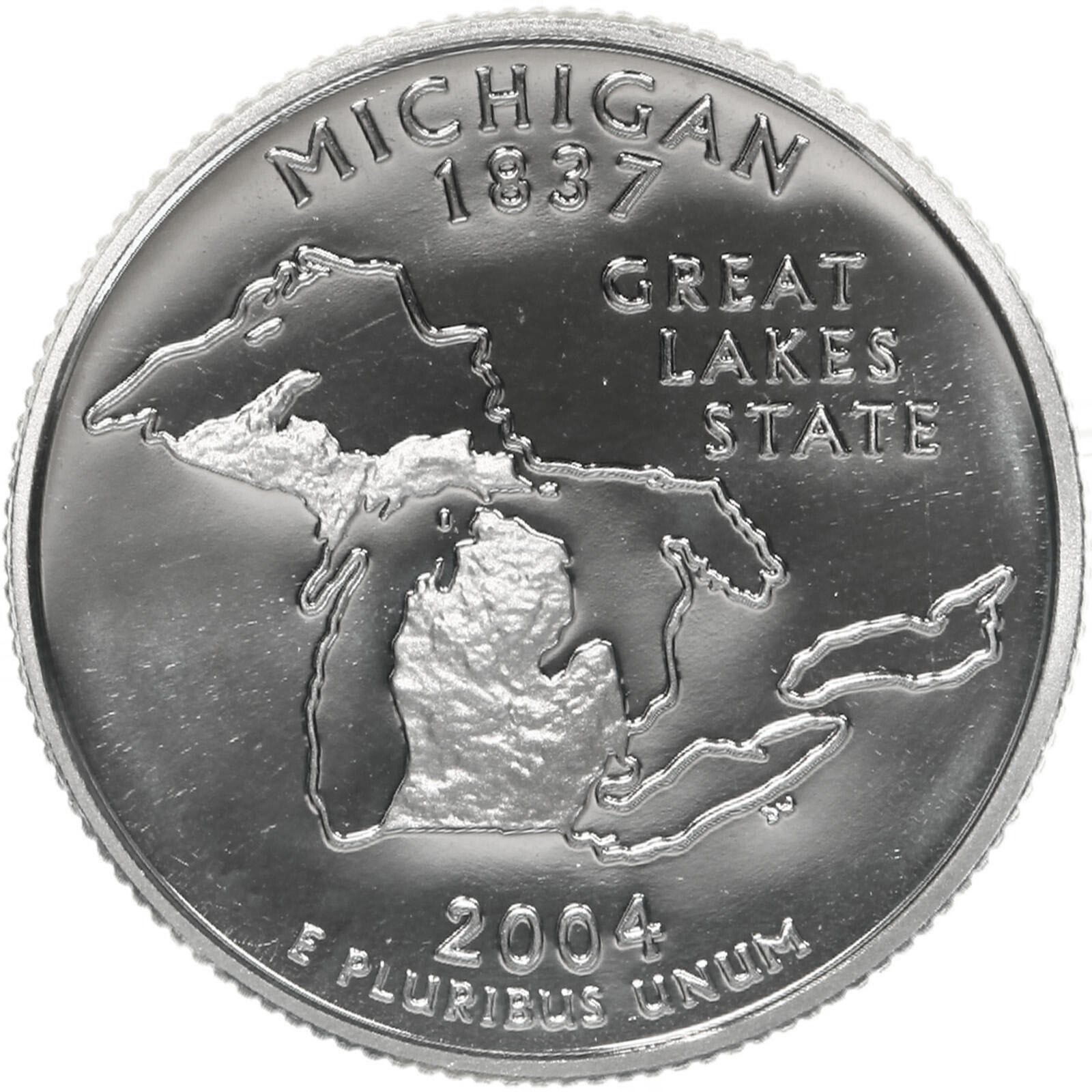 2004 S Proof State Quarter Set 90% Silver No Box or COA 5 Coins US Mint ...