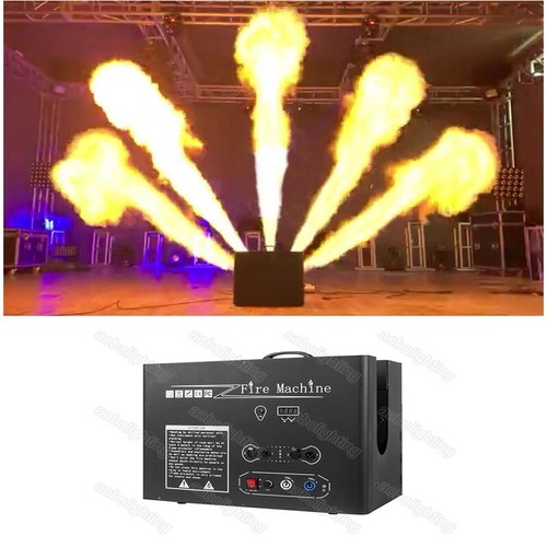 Stage Theatre 5-head DMX Fire Machine Wedding Event Show Flame ...