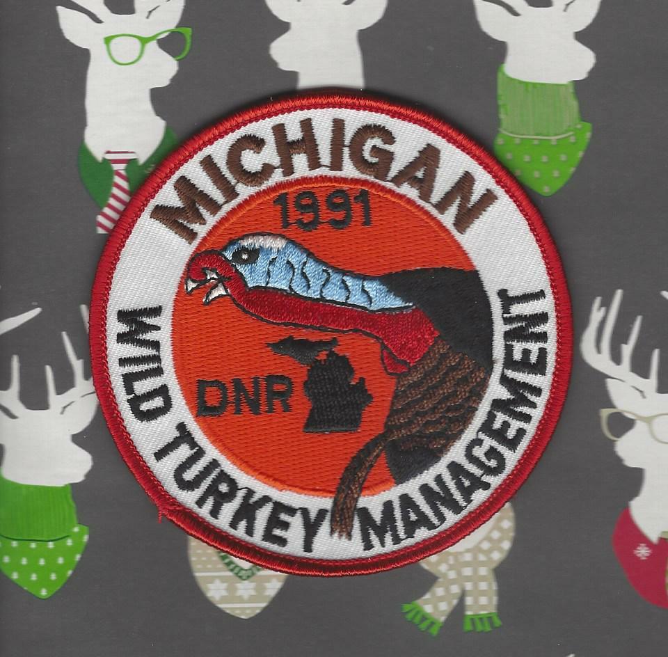 '91 ORIGINAL MICHIGAN DNR SUCCESSFUL TURKEY HUNTING PATCH | eBay