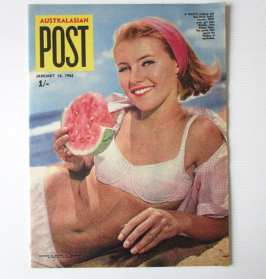 1965 AUSTRALASIAN POST MAGAZINE - JULIE WISDOM COVER - #256 | eBay