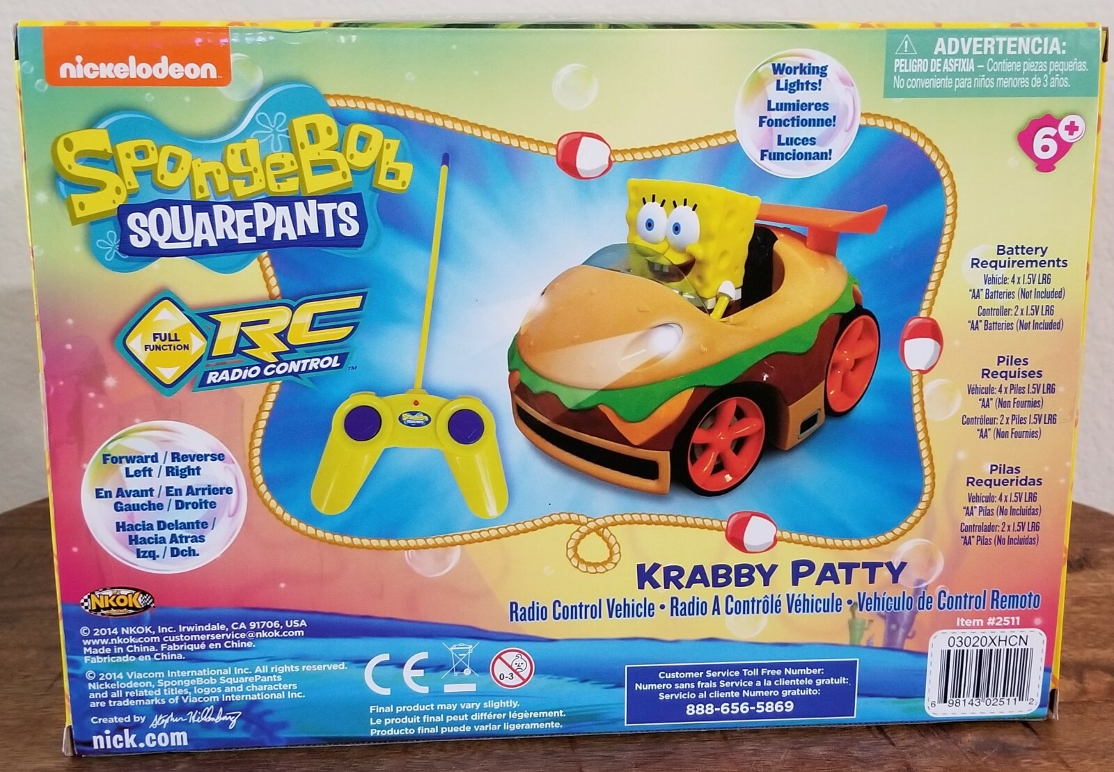 Spongebob Squarepants KRABBY PATTY RC Radio Control CAR - NEW !!! | eBay