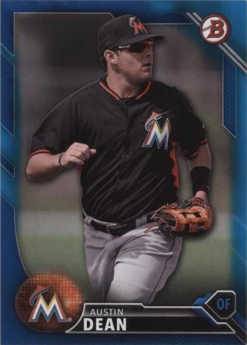 2016 Bowman Draft - Top Prospects Austin Dean #BD-166 Blue /150 (RC ...