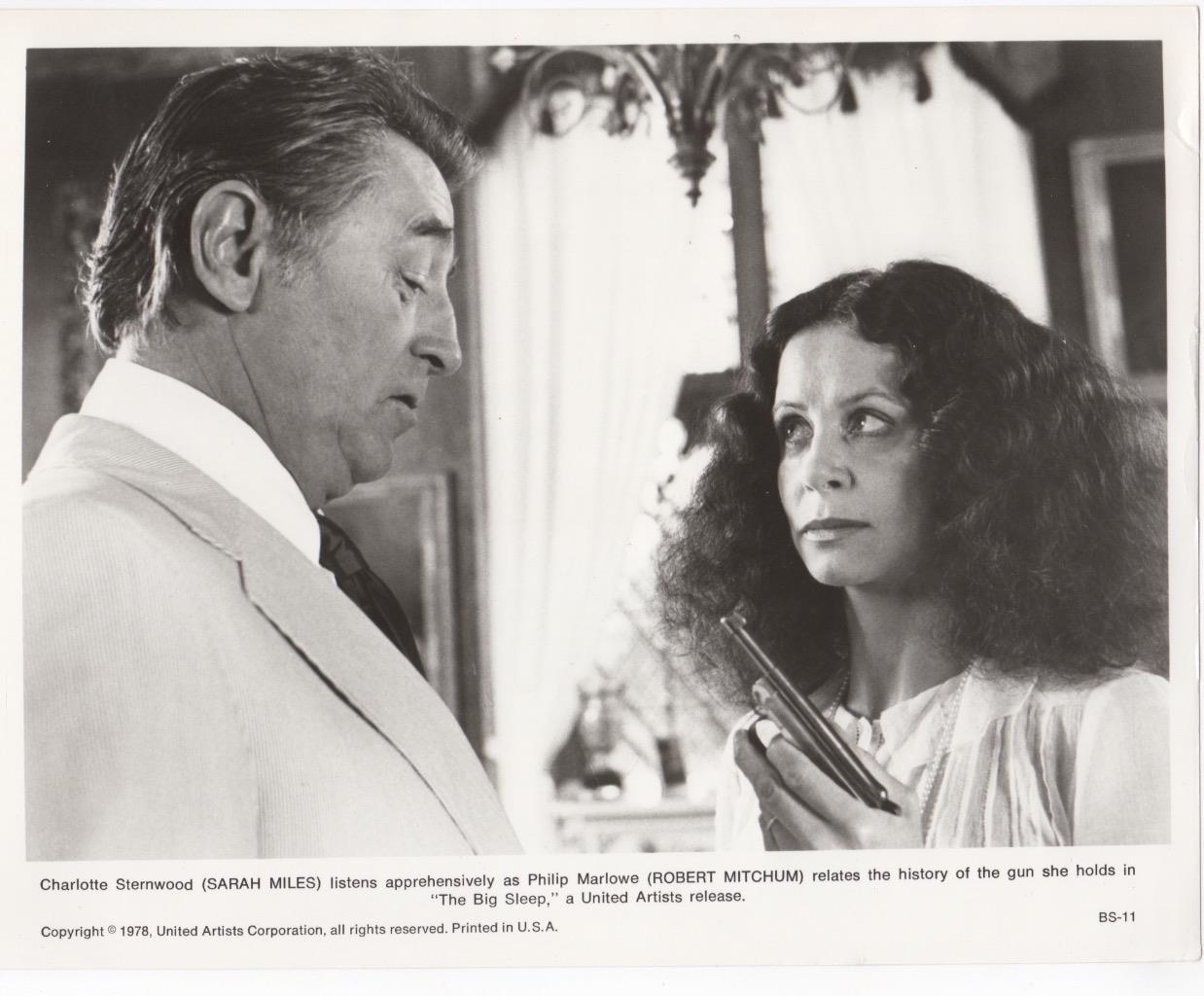 Robert Mitchum,Sarah Miles " The Big Sleep" 1978,Vintage Movie Still | eBay