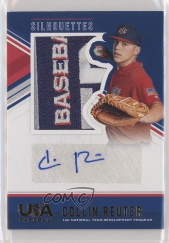 2018 Panini USA Baseball Stars & Stripes Jerseys /3 Collin Reuter Patch ...