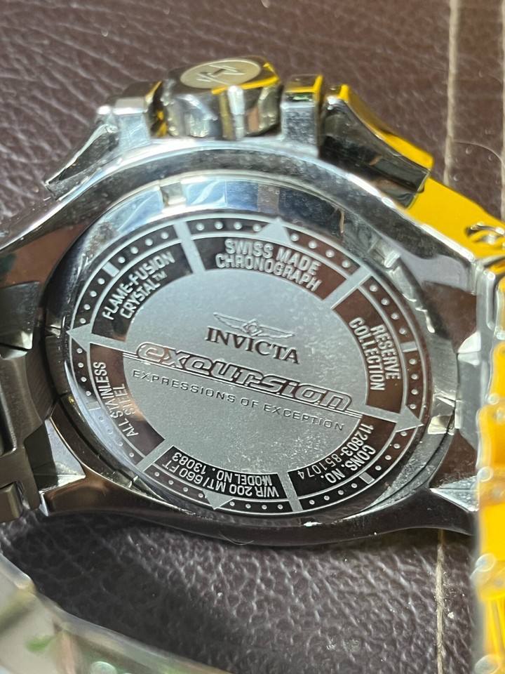 Invicta 52MM Reserve Excursion Swiss Made Dive Watch in 8 Slot Dive ...
