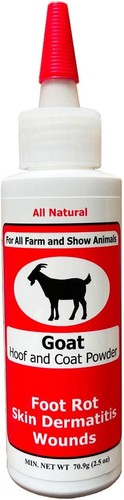 Goat Hoof & Coat Powder - Wound Care, Heals/Prevents Foot Rot, Skin 2 ...