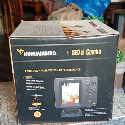 Hummingbird fish finder 587ci HD Down Imaging. Head Unit Only | eBay