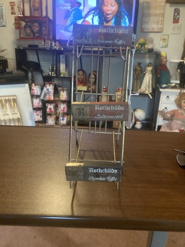 Vintage Metal Candy Display Rack Counter General Store Rothchilds | eBay