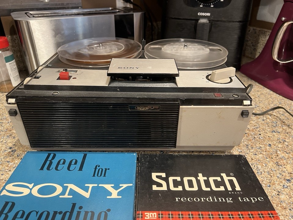 Vintage SONY TC-104 Tapecorder Reel To Reel Player - Tested, Works With ...