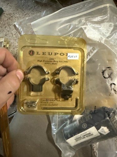 Leupold 44981 QR HIGH EXTENSION SCOPE RING SET .900 MATTE BLACK ...