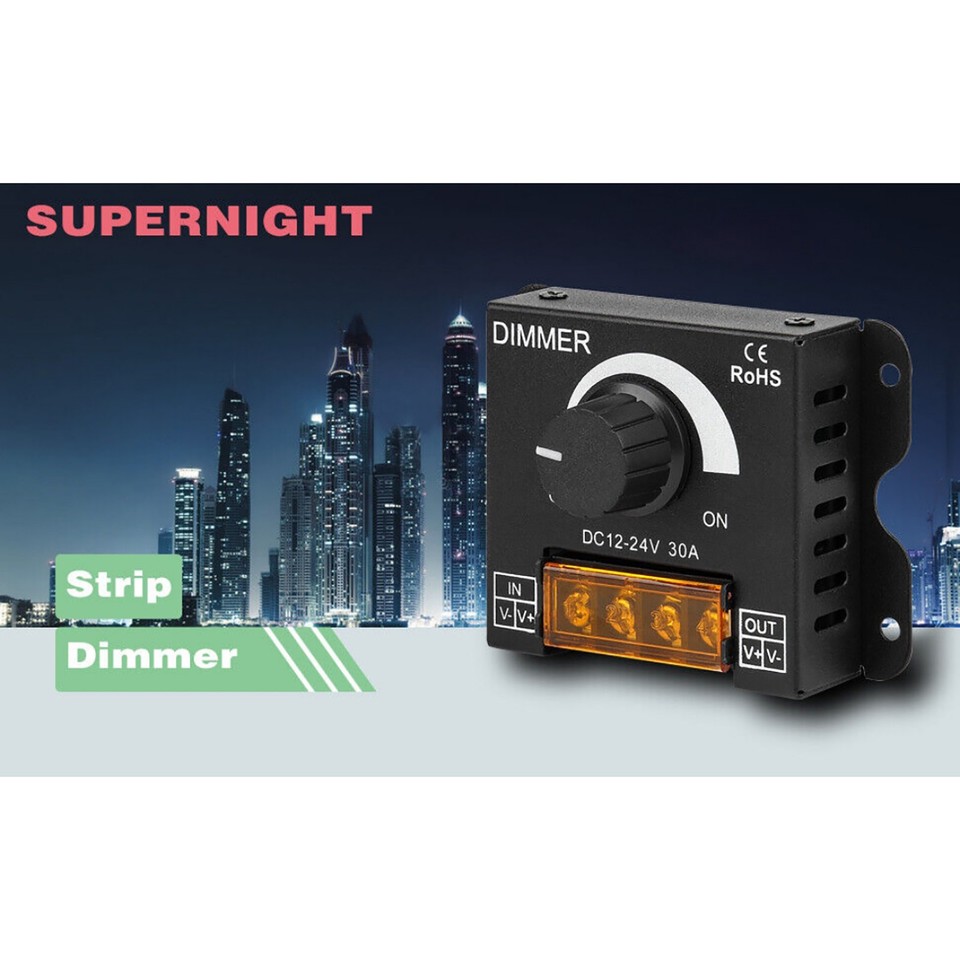 12V-24V Adjustable LED Dimmer Switch For LED Strip Light Lamp LED ...