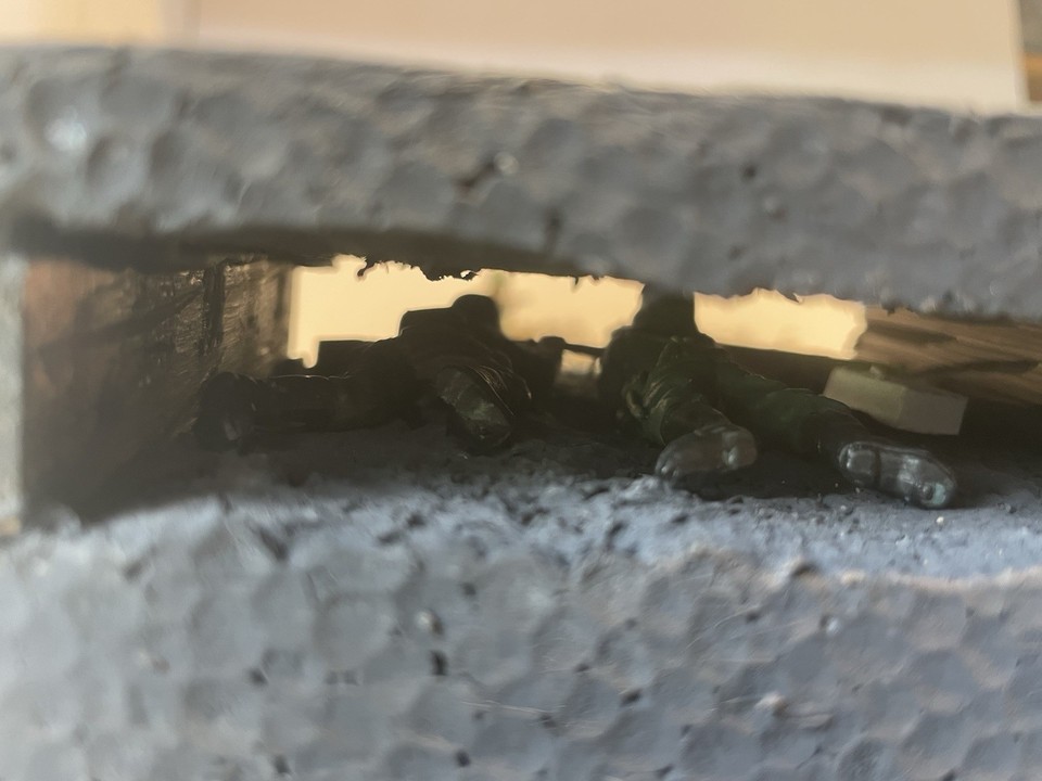 WW2 hand Made 1-32 Scale Diorama German Pill Box Under Attack | eBay UK