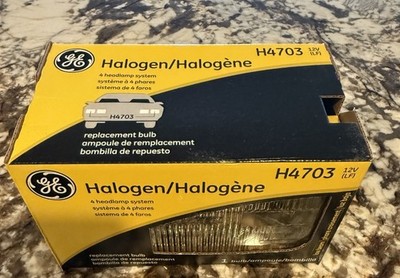 GE Halogen H4703 12V Replacement Bulb | eBay