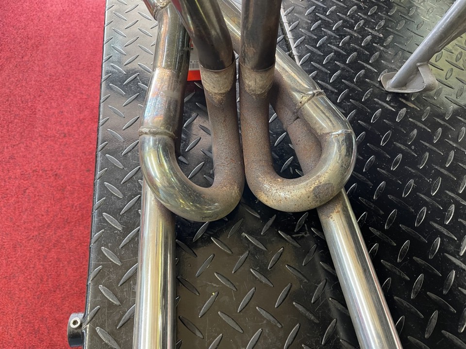 Kerker K-Series 128-41200 4:2:1 Exhaust w 304 Slash Muffler Yamaha Vmax ...