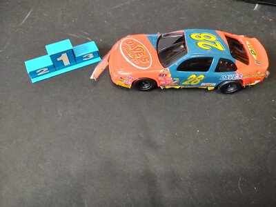 Nascar Boley diecast car #28 Dave's Racing orange Die Cast Race 6" w ...