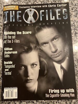 The X Files Magazine Vol 1 No 1 Official 1997 Anderson Duchovny Carter ...