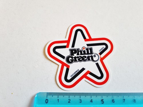 Adhesive Phill Green SPORTS Sticker Autocollant Adhesive Vintage 80s ...