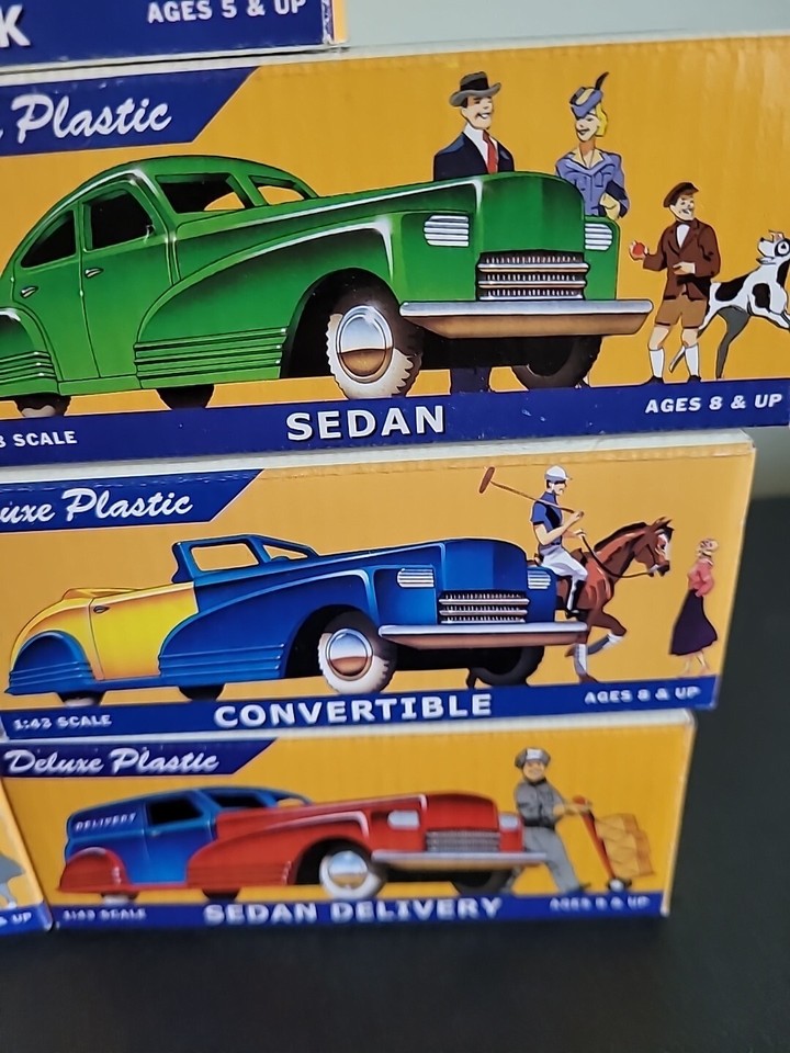 Vintage Dimestore Dreams Plastic 50s Toy Cars Replica NIB Lot Of 7 ...