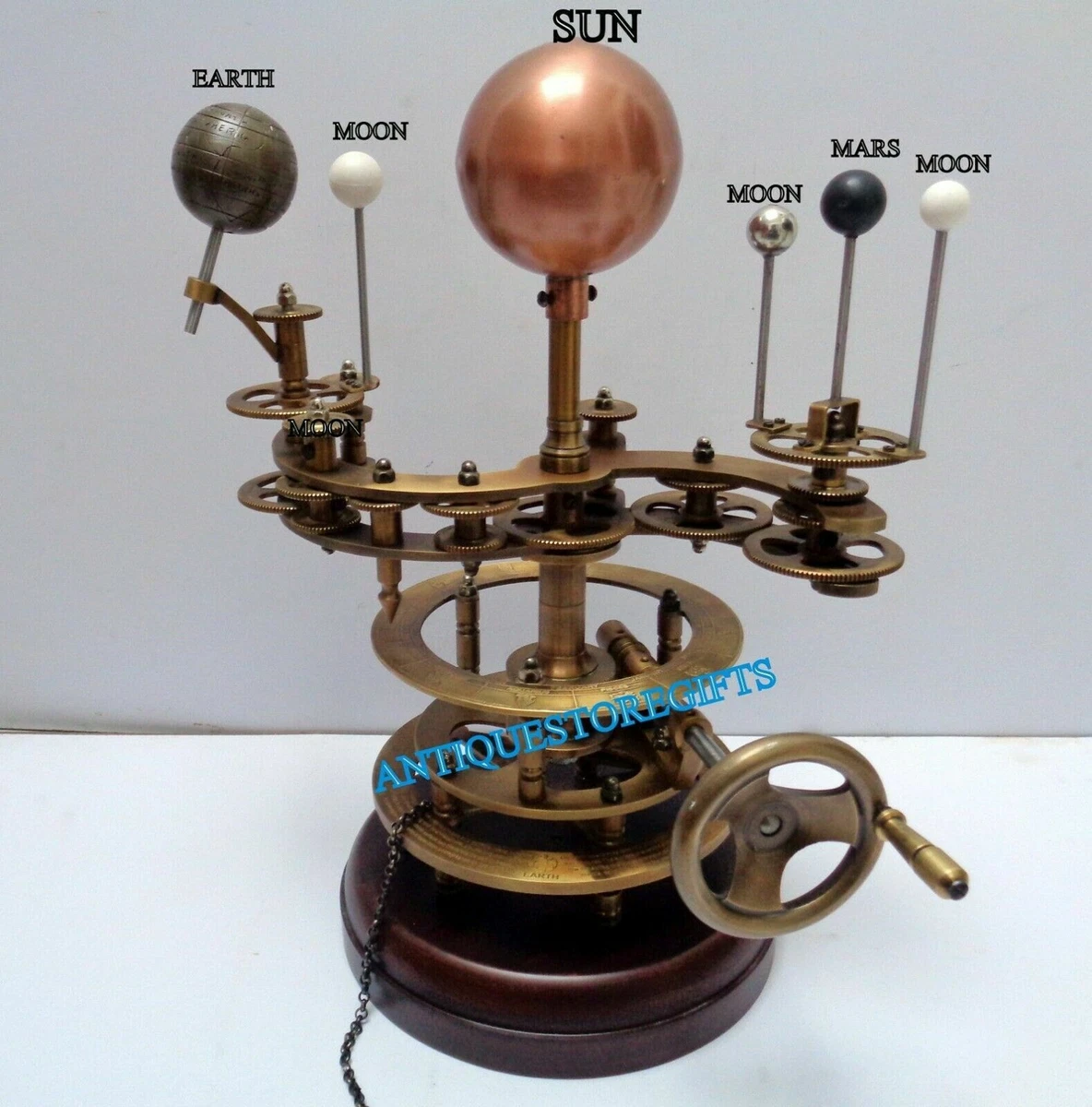 Brass Orrery Solar System