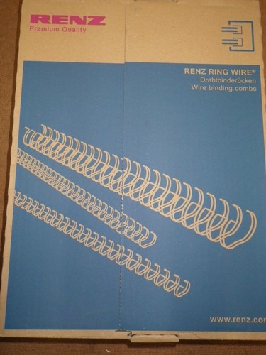 Renz Ring Wire 3:1 Pitch (34 loops) 1/4" = 6.9mm : Bronze : A4 : 100 ...