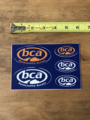 5 BCA Back Country Access Logo Ski Skis Snowboard Snow Outdoor Stickers ...