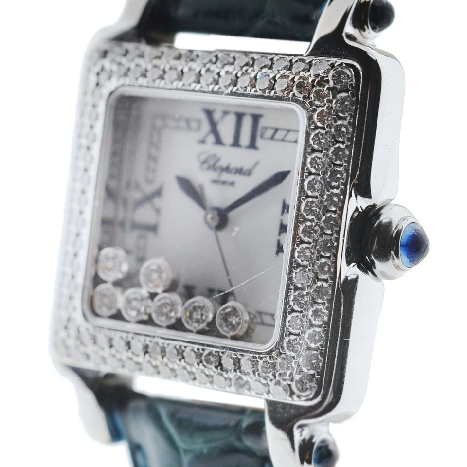 Chopard Happy Sport Square Floating Diamonds Ladies Watch | eBay