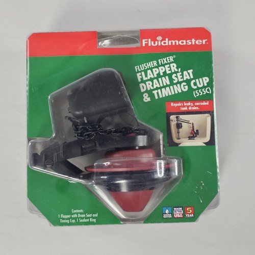 Fluidmaster Flusher Fixer Flapper, Drain Seat & Timing Cup (555C ...