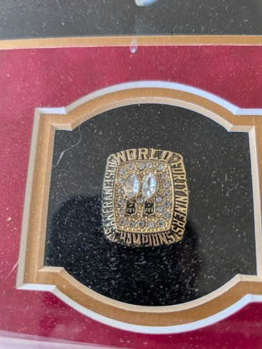 Joe Montana Autograph Photo 4x Super Bowl Champion HOF Rings ...