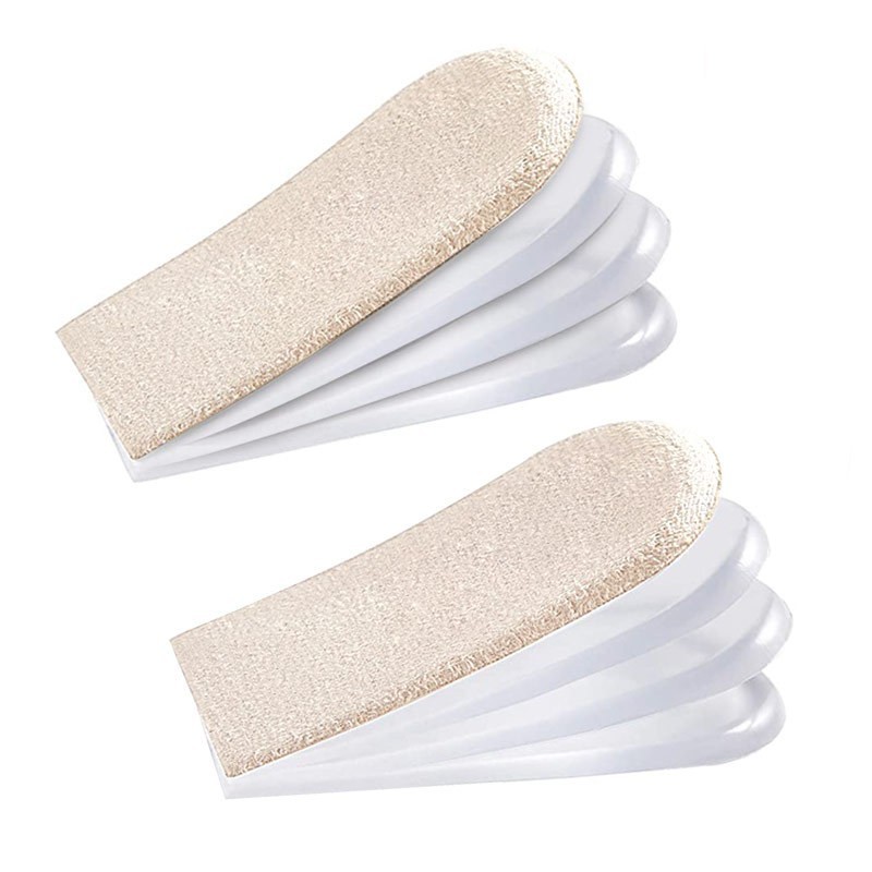 Men Invisible Height Increase Insoles Heel Lift Taller Orthotic Shoe ...