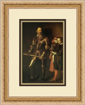 Caravaggio Portrait of Alof de Wignacourt Custom Framed Print | eBay