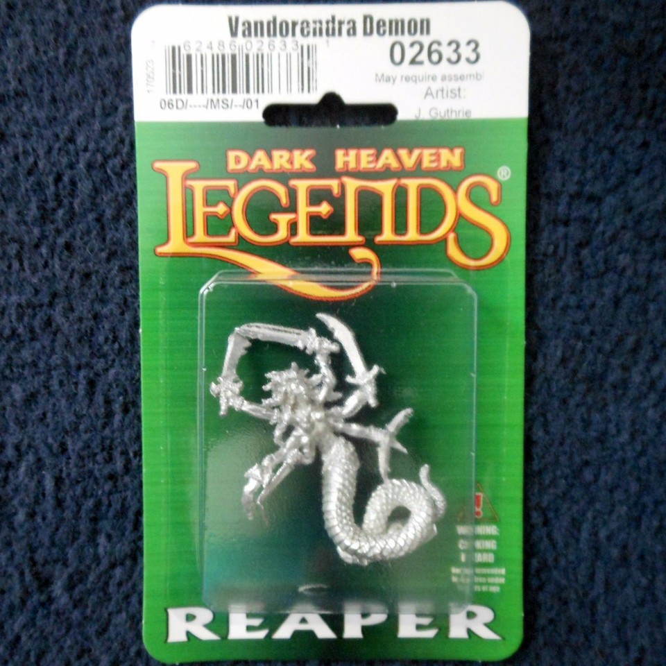 Reaper Dark Heaven Legends 02633 Vandorendra Demon Marilith Snake ...