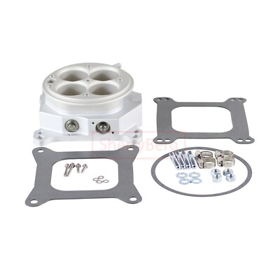 silvery Billet Alloy EFI Fuel Injection CNC 1200 CFM 4 Barrel 4150 ...