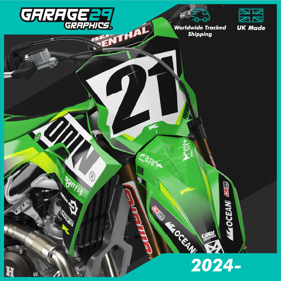 KAWASAKI KX450F STICKER KIT - 2024- - MX MOTOX MOTOCROSS GRAPHICS KIT ...