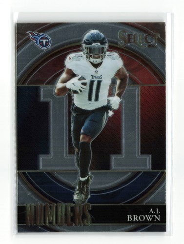 AJ BROWN #SN-25 2021 PANINI SELECT Numbers | eBay