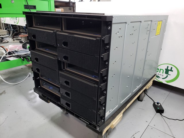 IBM 8721-hc1 Flex System Enterprise Chassis W/ 6x Power Supply 8x Fan ...