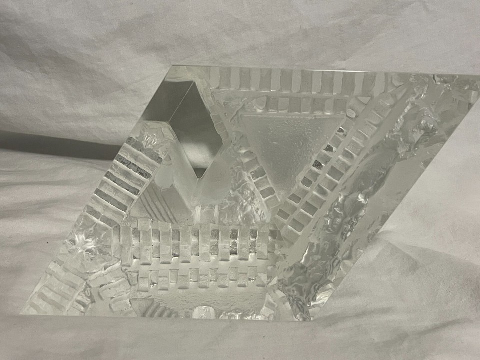 Steuben Glass "Castle of Dreams" Sculpture 1986 David Dowler | eBay