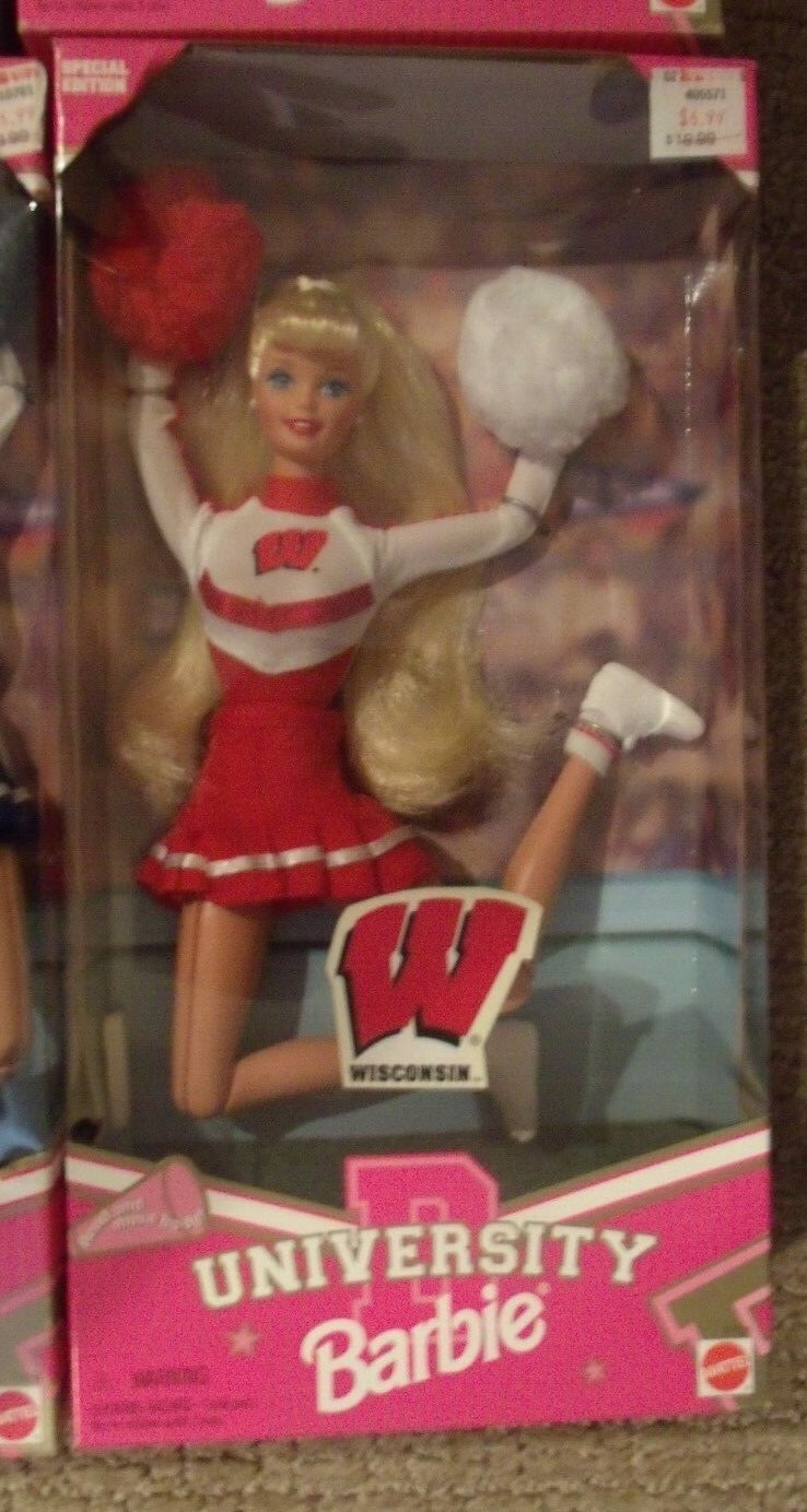 University Of Wisconsin Barbie Cheerleading 1996 Special Edition | eBay
