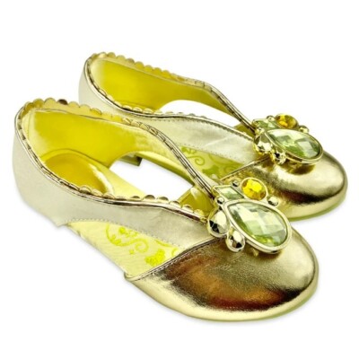 Disney Store Tiana Princess & the Frog Costume Shoes Dress Up Girls Gem ...