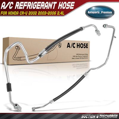 A/C Hose Suction & Discharge Line for Honda CR-V 2002 2003 2004 2005 ...