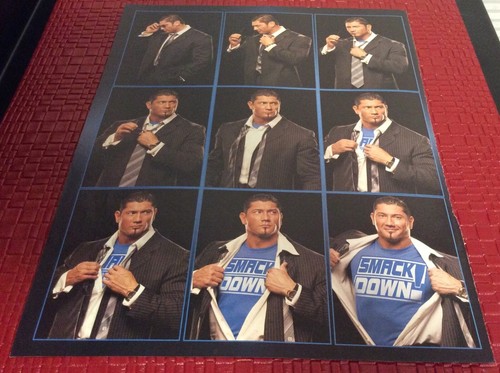WWE Batista Print Ad Poster 8.5x11 Art (Frame Not Included) | eBay