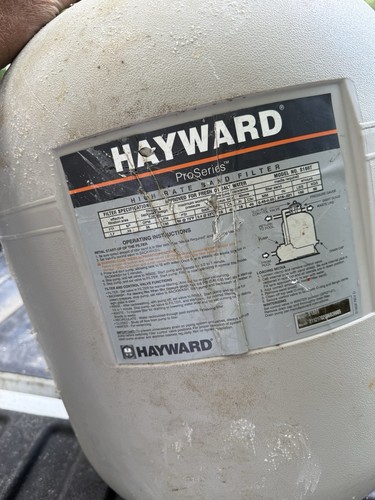 Hayward Pro Series high-rate sand filter Tank for pools 180T Tank only ...