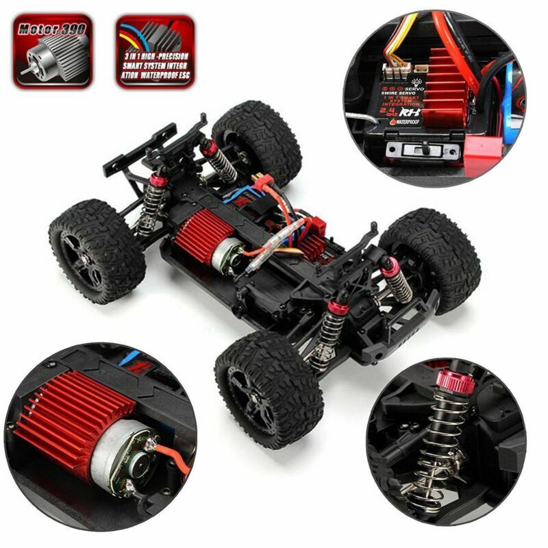 RC Cars 1:16 High Speed Remote Control Car 4WD Off Road RC Monster ...