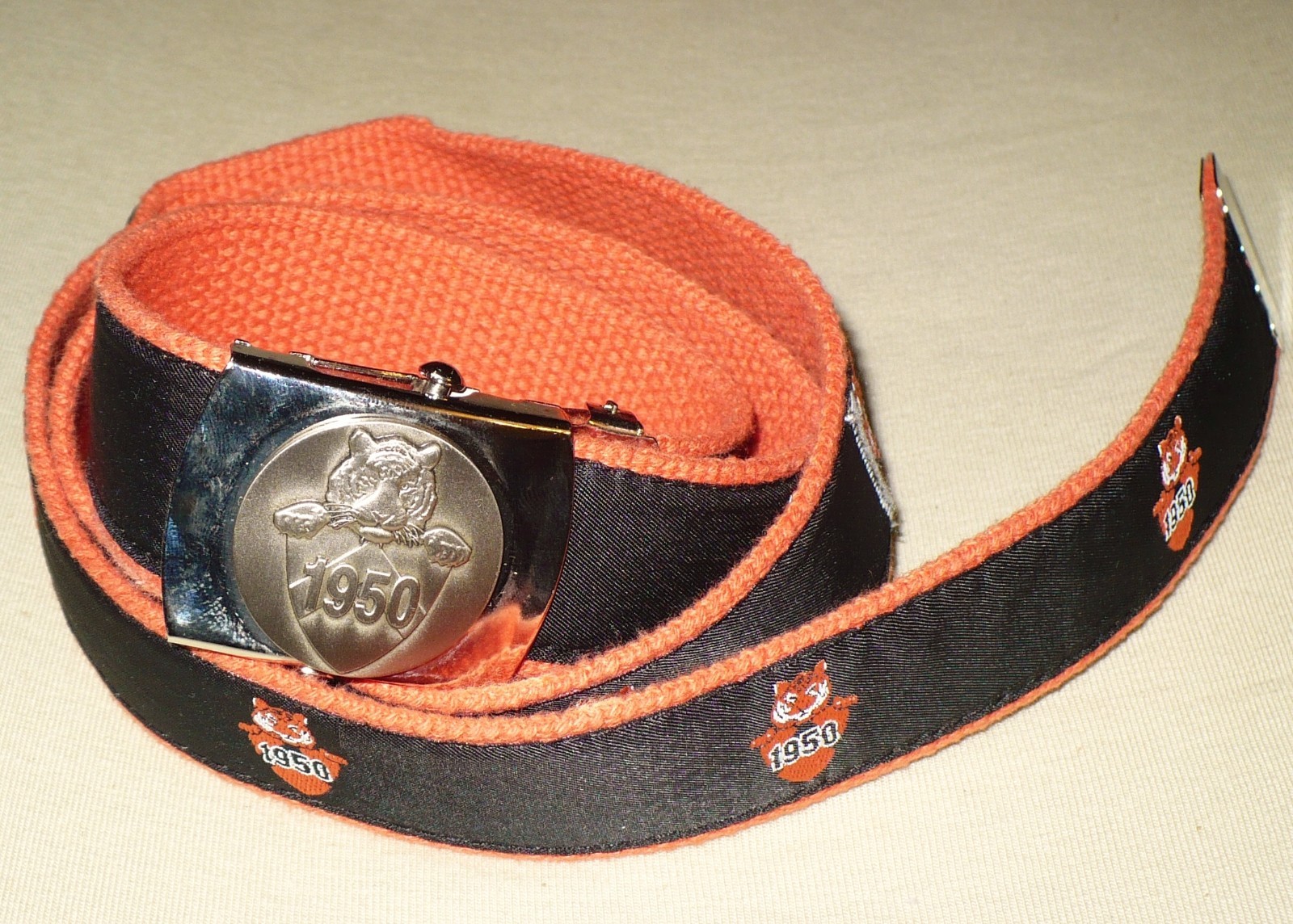 VINTAGE 1950 PRINCETON UNIVERSITY TIE & BELT SET | eBay