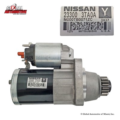 Nissan OEM 23300-3TA0A Starter Motor for 2013-2020 Nissan Altima Rogue ...
