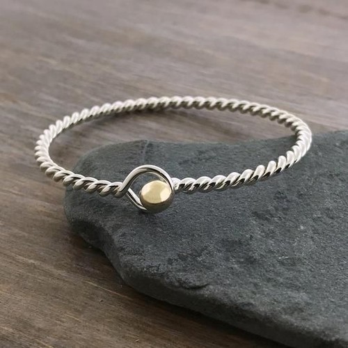 Elegant 925 Solid Sterling Silver Bracelet/Bangle Unisex Jewelry Free ...